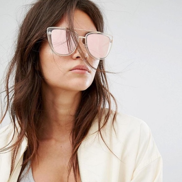 Quay Australia | Accessories | Quay French Kiss Rose Gold Trim Clear ...